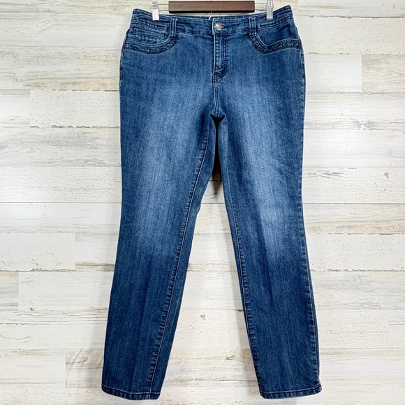 Christopher & Banks | Jeans | Christopher Banks Embellished Pockets ...